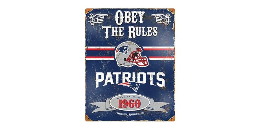 NFL Vintage Metal Signs