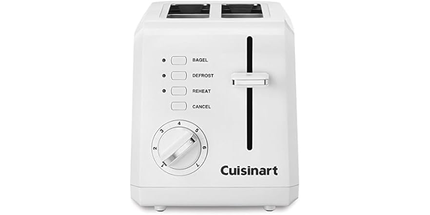 Cuisinart CPT-122 Compact 2-Slice Toaster White - Renewed (Open Box)