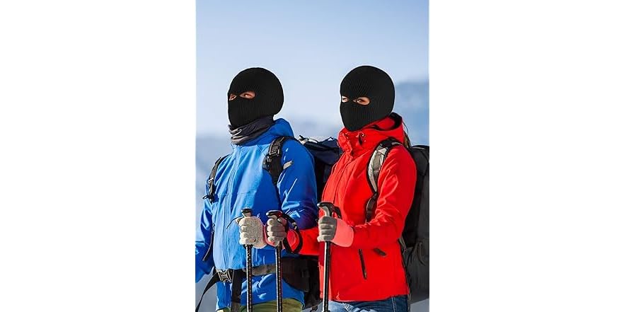 4 PC Cold Weather Ski Mask