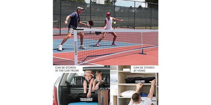 Sojourner PB100001 Sojourner Pickleball Set W/ Net (Open Box)