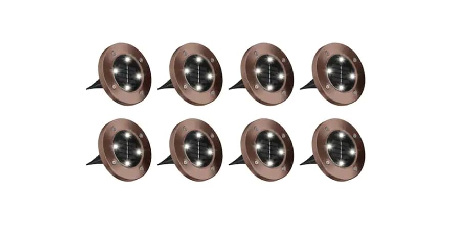 Bell & Howell Set of 8 Kelvin Disk Lights