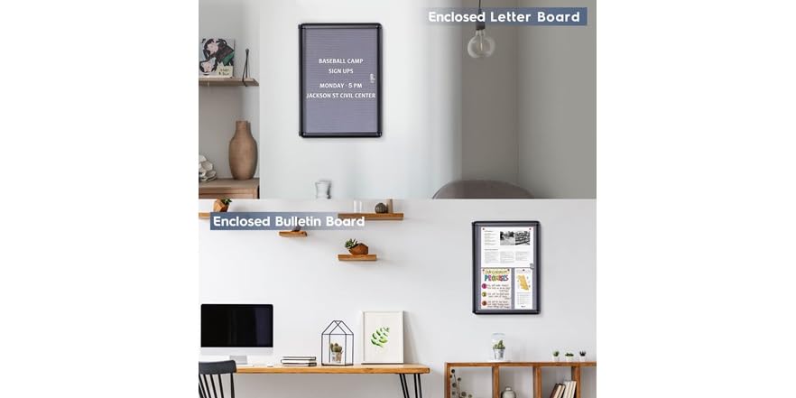 Enclosed Changeable Letter Board Sign