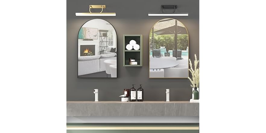 Poseerkey Arched Wall Mount Mirror