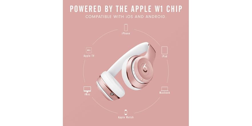 (NEW) Beats Solo3 Wireless On-Ear Headphones - 40 Hours of Listening ...