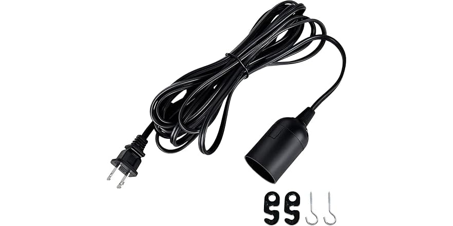 Simple Deluxe 20ft Ext Light Lamp E26 Socket