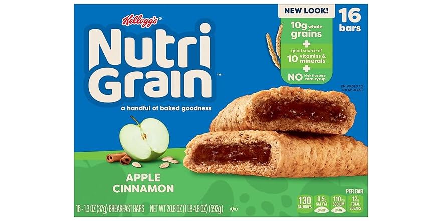 Nutri-Grain Apple Cinnamon 16ct