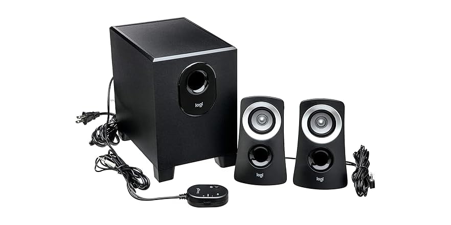 Logitech Z313 2.1 Multimedia Speaker System with Subwoofer
