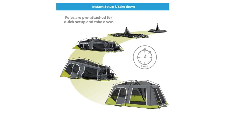 CORE 12 Person Instant Cabin Tent