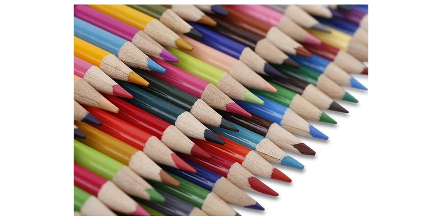LolliZ 72 Colored Pencils Set, w/ 72 Unique Colors