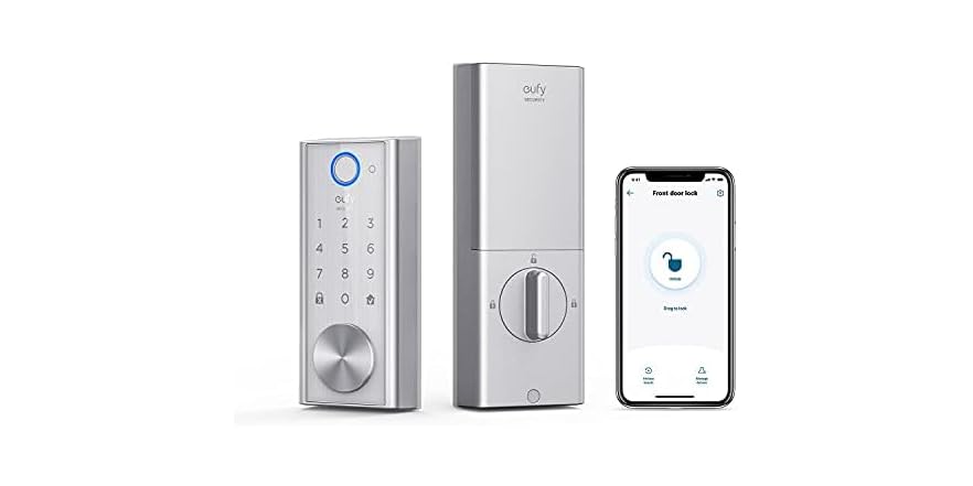 eufy Security S230 Smart Fingerprint Lock - Wi-Fi, Touchscreen, Keyless ...