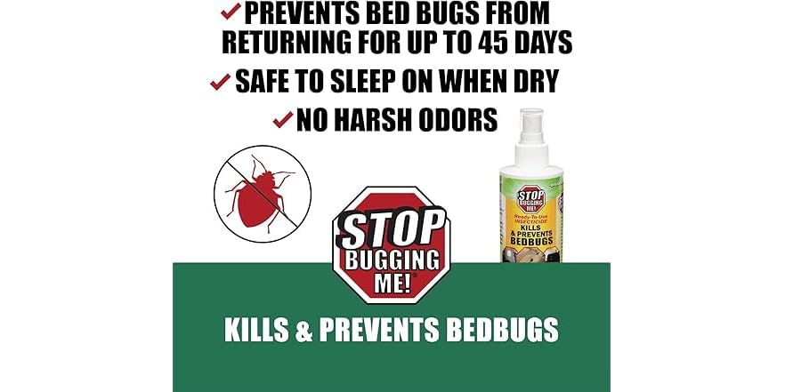 MouseX Stop Bugging Me! 3oz Bed Bug Killer and Repellent