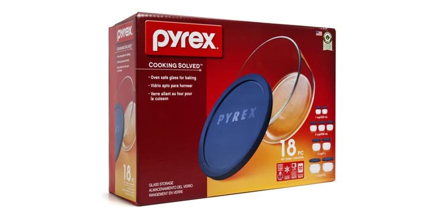 Pyrex Storage Plus 18-Piece Set