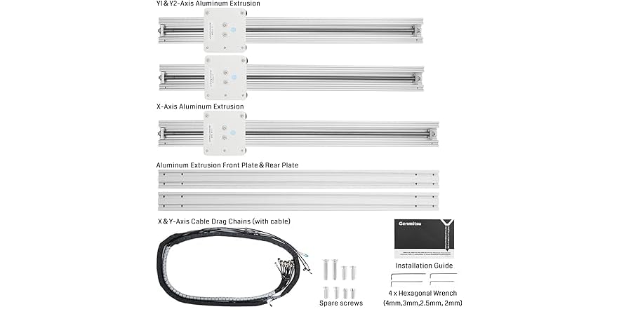Genmitsu 600*600mm XY-Axis extension kit, PROVerXL 4030V2