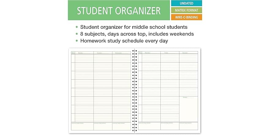 Undated Student Organizer