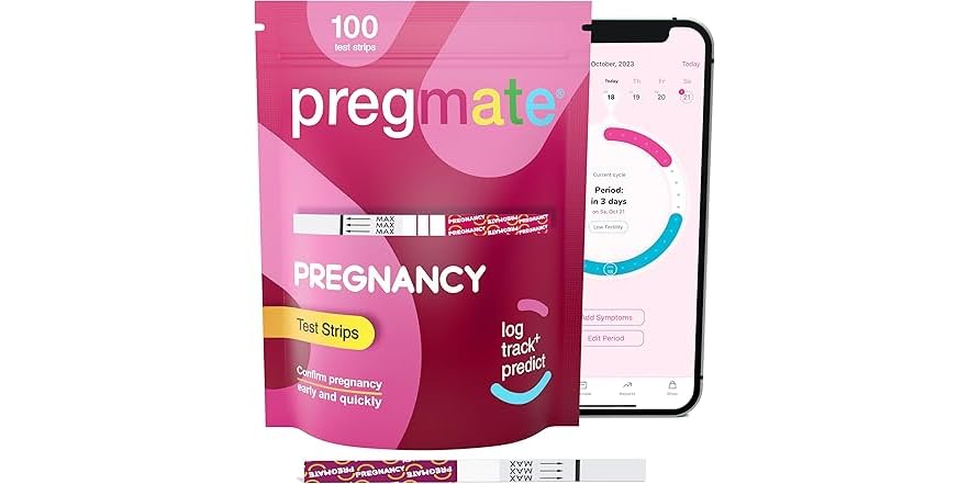 Pregmate 100 Pregnancy Test Strips (100 Count)