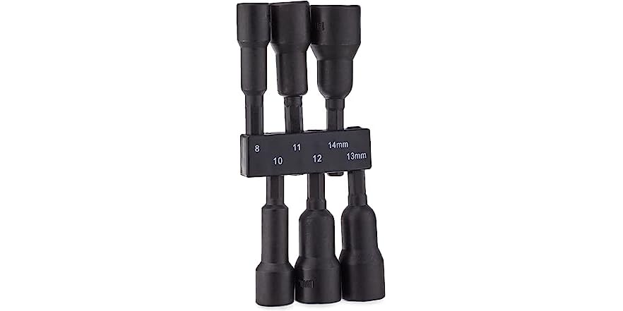 Amazon Brand Denali 6-Piece Magnetic Nut Driver Set