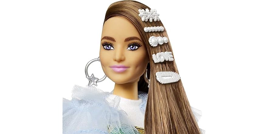 Barbie Extra Doll & Accessories w Long Hair