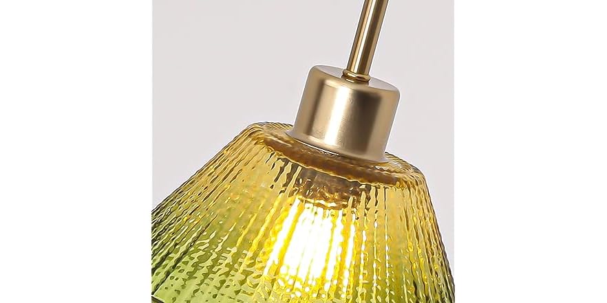 Parrot Uncle Light Green Glass Pendant