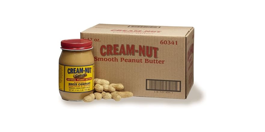 (6 Pack) Cream Nut Gourmet Smooth Peanut Butter