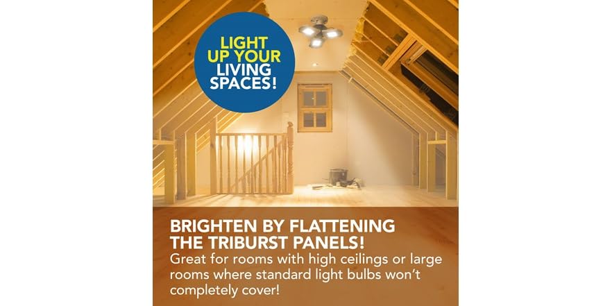 1 or 2 Pk Triburst Mounted Work Light