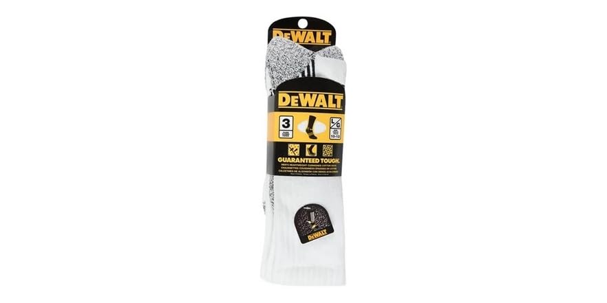 DEWALT Heavyweight Socks | 3- or 6-Pairs