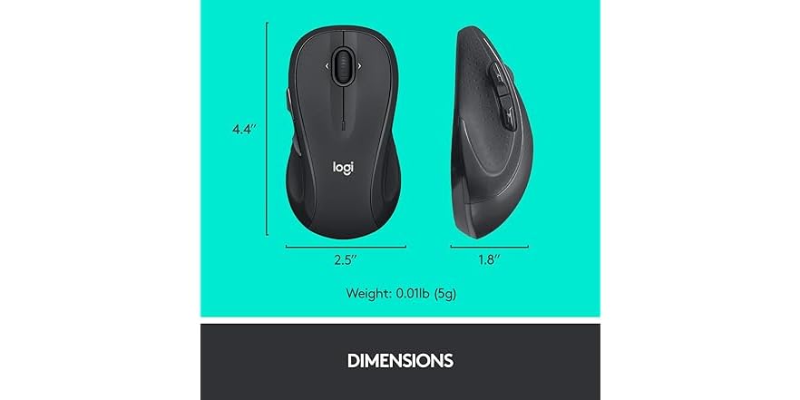 Logitech M510 Wireless Computer Mouse