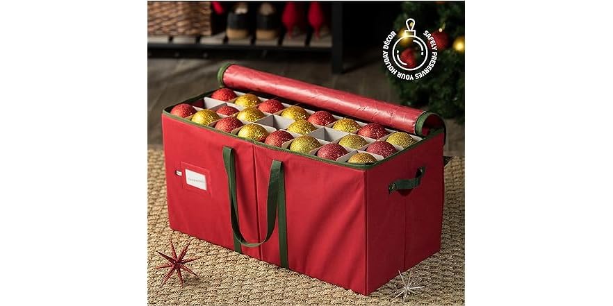 Large Christmas Ornament Storage Box