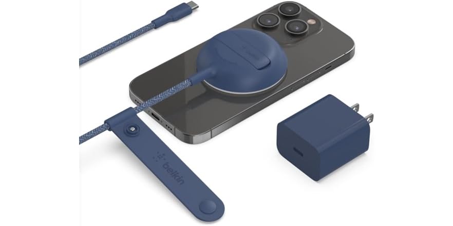 (NEW) Belkin MagSafe Wireless MagSafe Charger w/Wall Charger