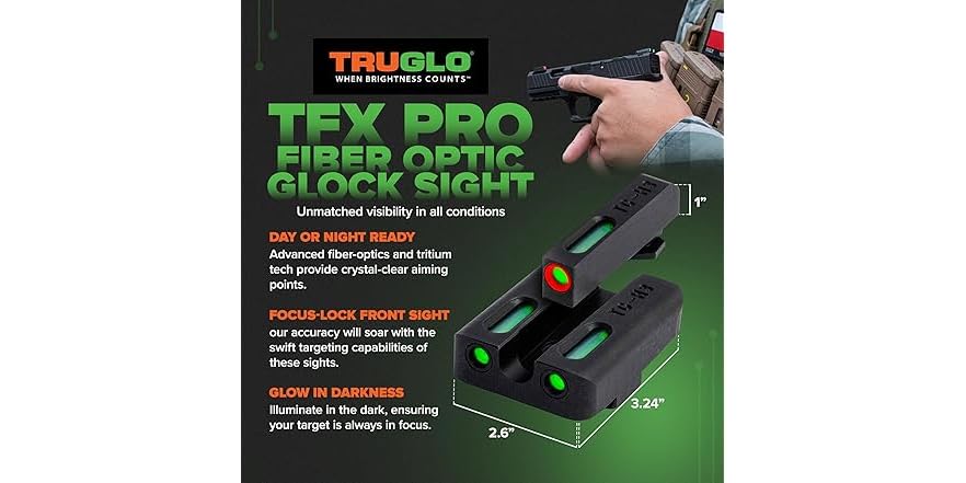 TruGlo TFK Pro Fiber Optic Sight