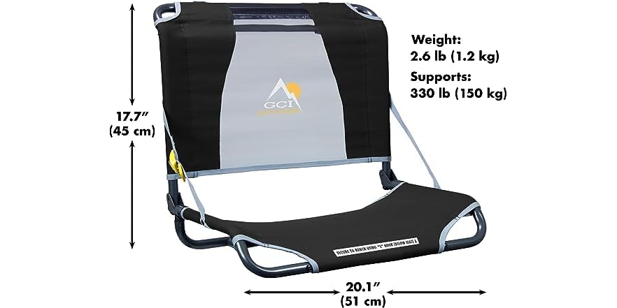 GCI Outdoor Big Comfort Wide Stadium Chair