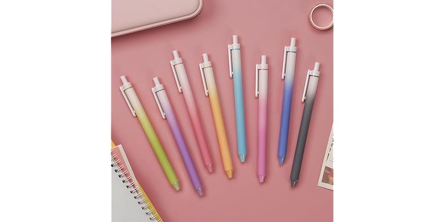 WRITECH Gel Pens Fine Point: Retractable