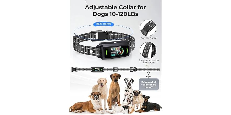 GAJUX Bark Collar, Rechargeable
