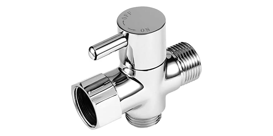 Bidet T Adapter with Shut-off Valve