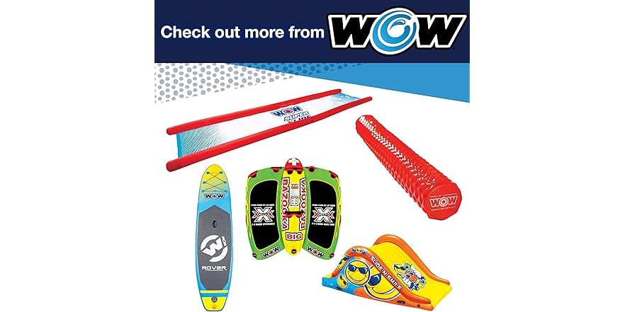 WOW Sports Whale Tail, Soft Foam Pool Float