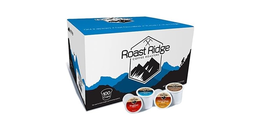 (100ct) Roast Ridge Coffee K-Cups- Choose Flavor
