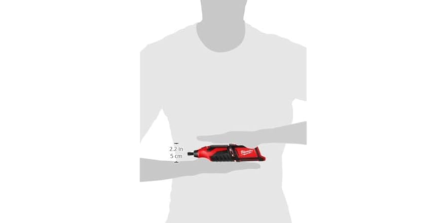 Milwaukee 2460-20 Cordless Rotary Tool, 12.0V Red With Bl (Open Box)