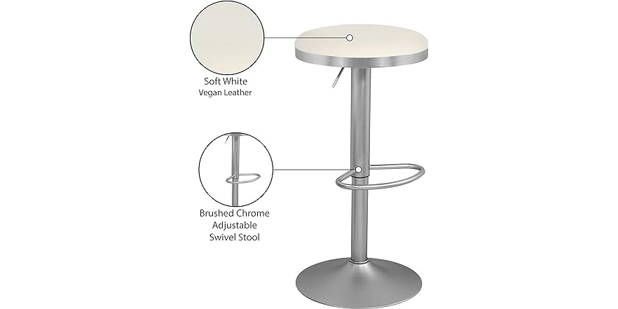 Meridian Furniture Brody Adjustable Stool