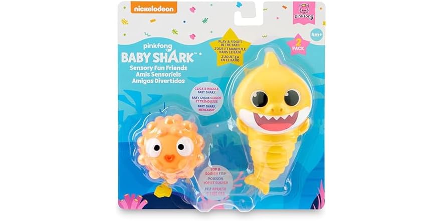 Baby Shark Sensory Fun Friends, 2 Pack