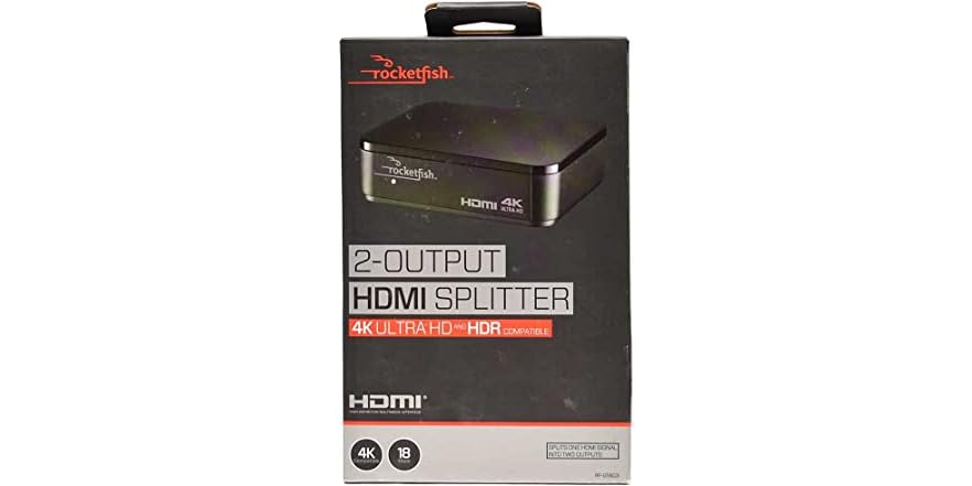 RocketFish HDMI 2-Output Splitter