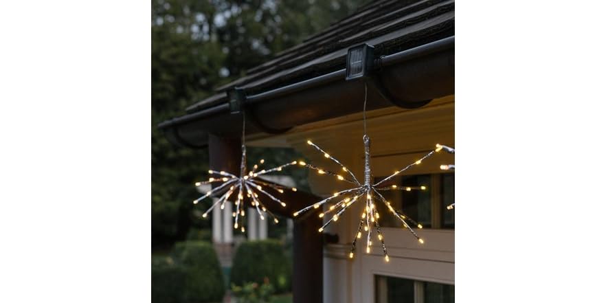 Lumistar White Solar LED Starburst Light