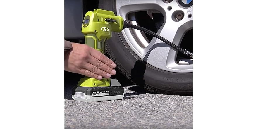 Sun Joe 24V-AJC-LTW 24V IONMAX Compressor Kit