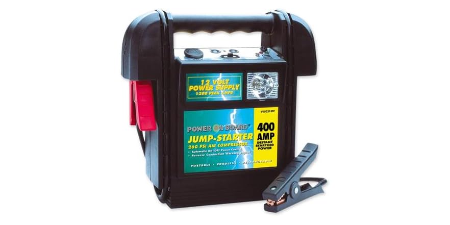 Vector Jump Start System with Air Compressor