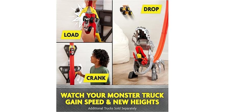 Monster Jam ThunderROARus Drop Playset