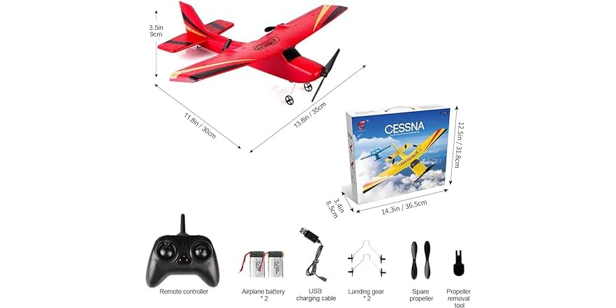 2 CH RC Airplane for Beginners