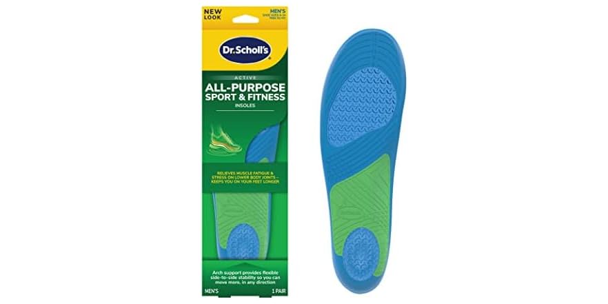 Dr. Scholl’s Sport Insoles Men Size 8-14