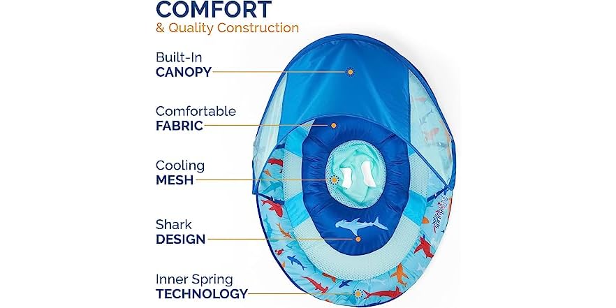 SwimWays Canopy Inflatable Baby Float