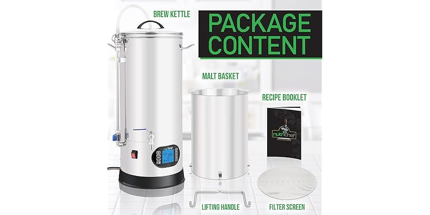 Nutrichef All In One Home Beer Brewing Kit