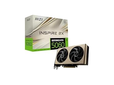 MSI Gaming RTX 5060 8G Inspire 2X OC Graphics Card