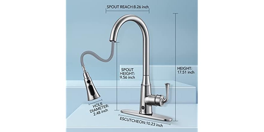 Touchless Kitchen Automatic Faucet
