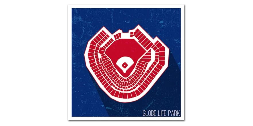 MLB Stadium Seating Map Poster, 2 Sizes